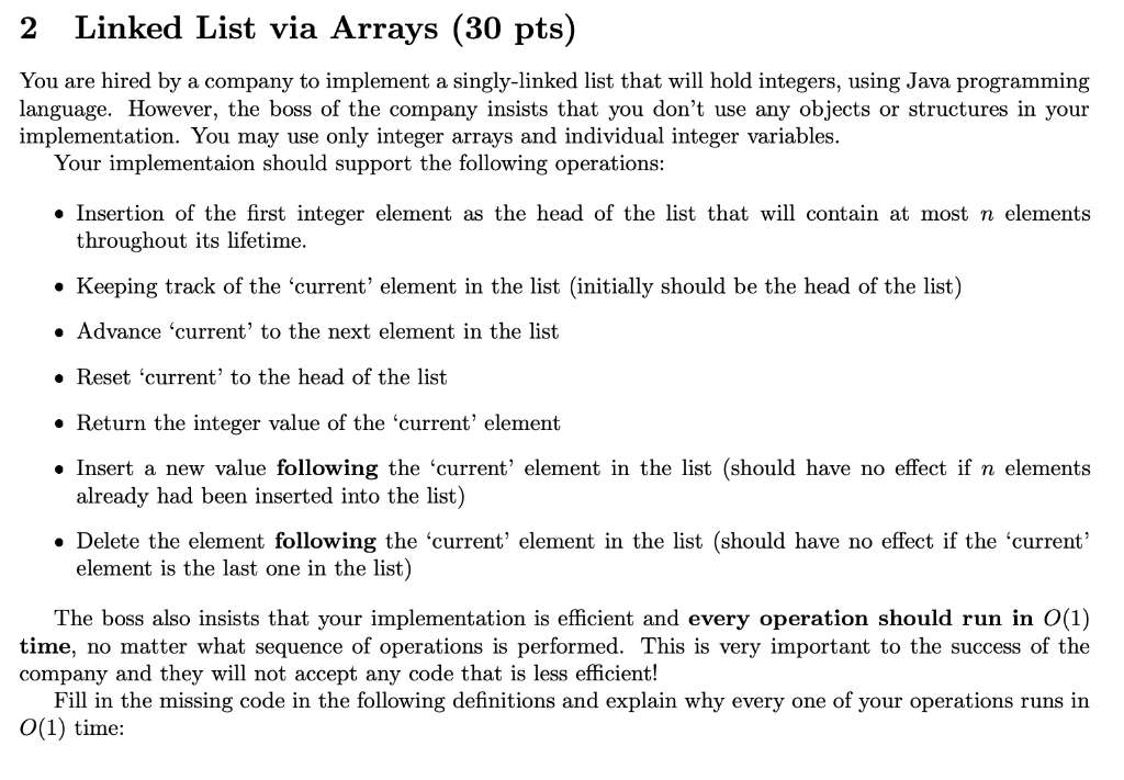 Solved You are hired by a company to implement a | Chegg.com