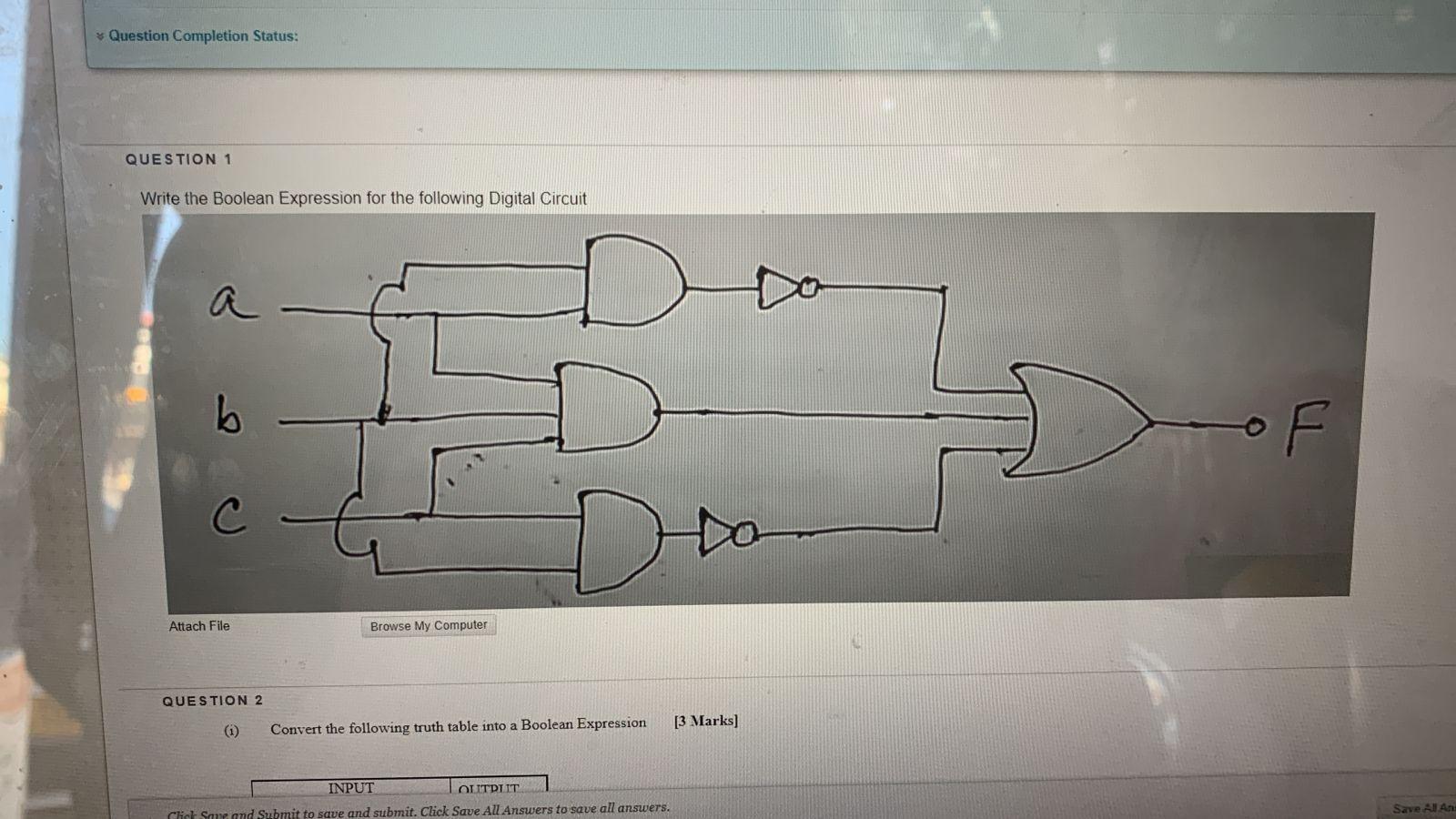 Solved Question Completion Status: QUESTION 1 Write the | Chegg.com