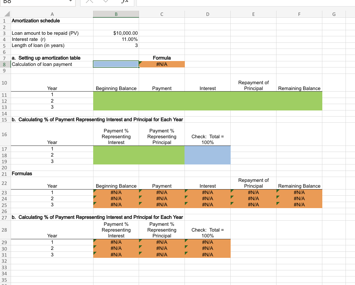 Solved Open spreadsheet nearest cent. b. What percentage of | Chegg.com