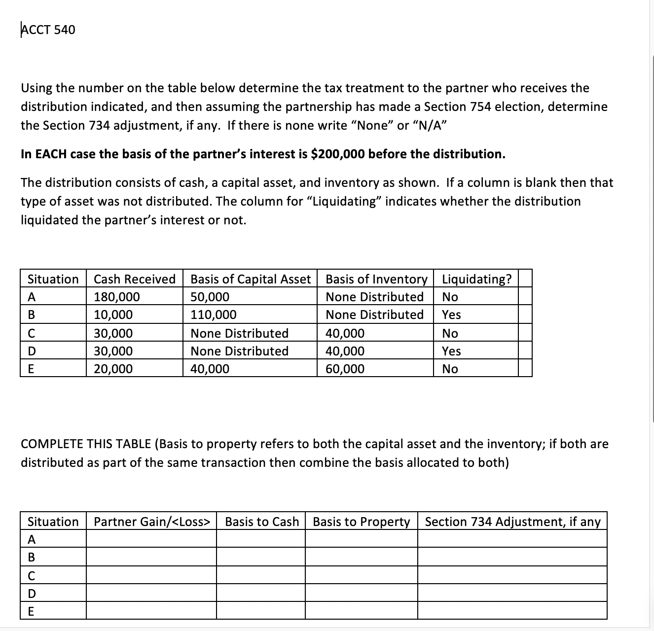 Solved Using the number on the table below determine the tax | Chegg.com