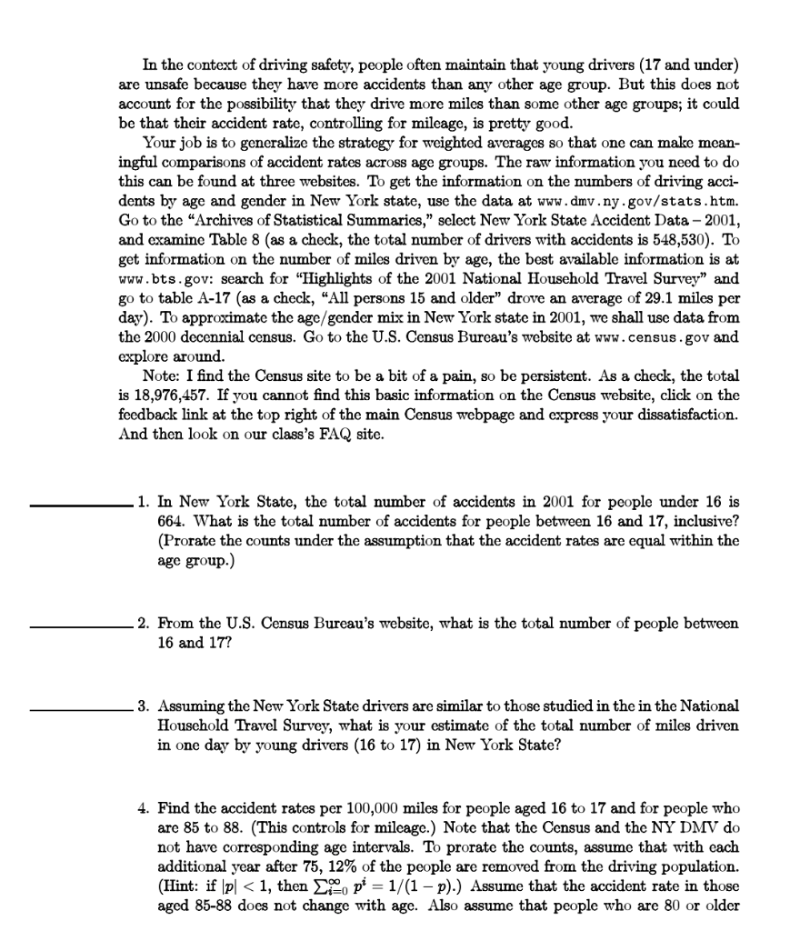 Solved In the context of driving safety, people often | Chegg.com