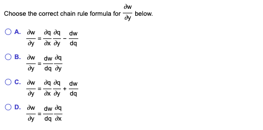 Solved Draw a dependency diagram, and write a chain rule | Chegg.com