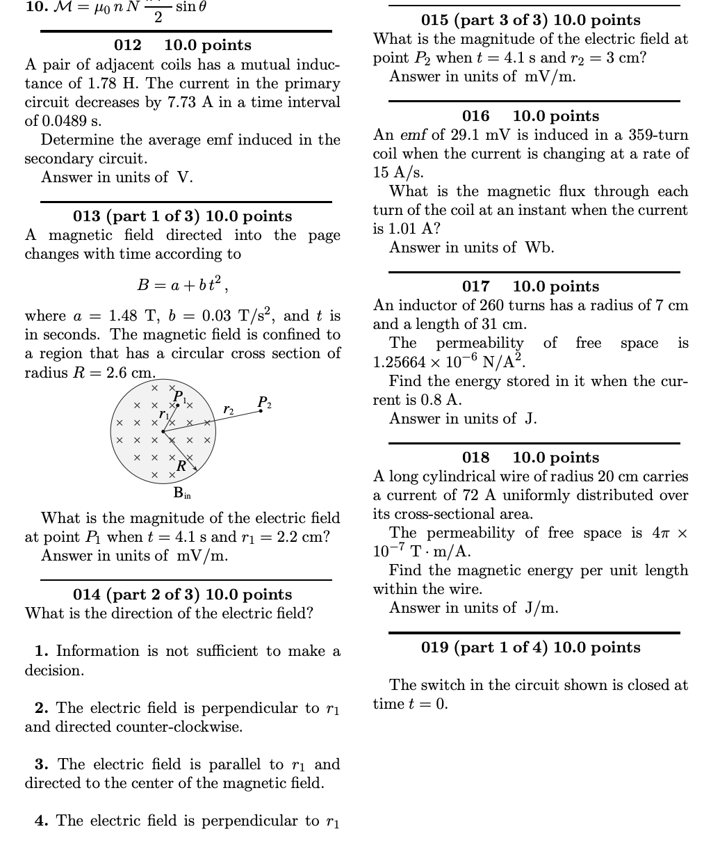 Solved q13 ﻿and q15 ﻿only please. | Chegg.com