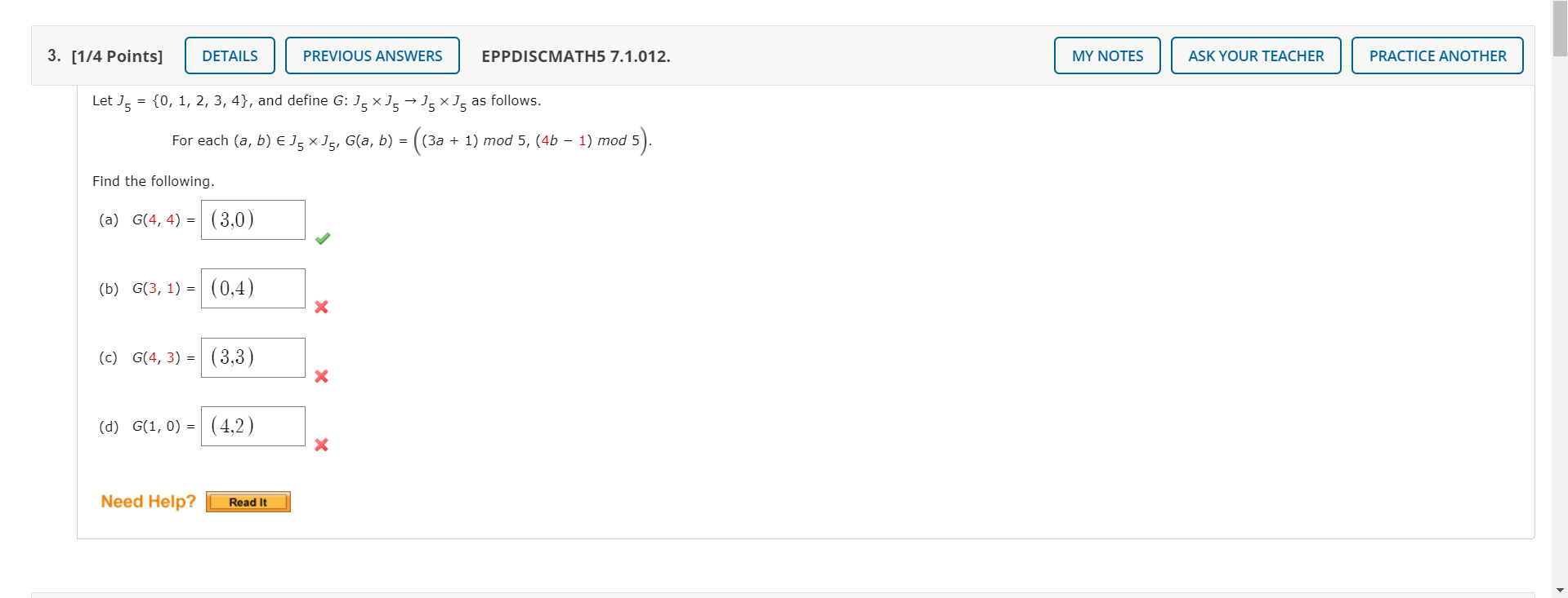 Solved Your best submission for each question part is used | Chegg.com