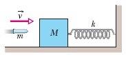 Solved A block of mass M = 6.10 kg, at rest on a horizontal | Chegg.com