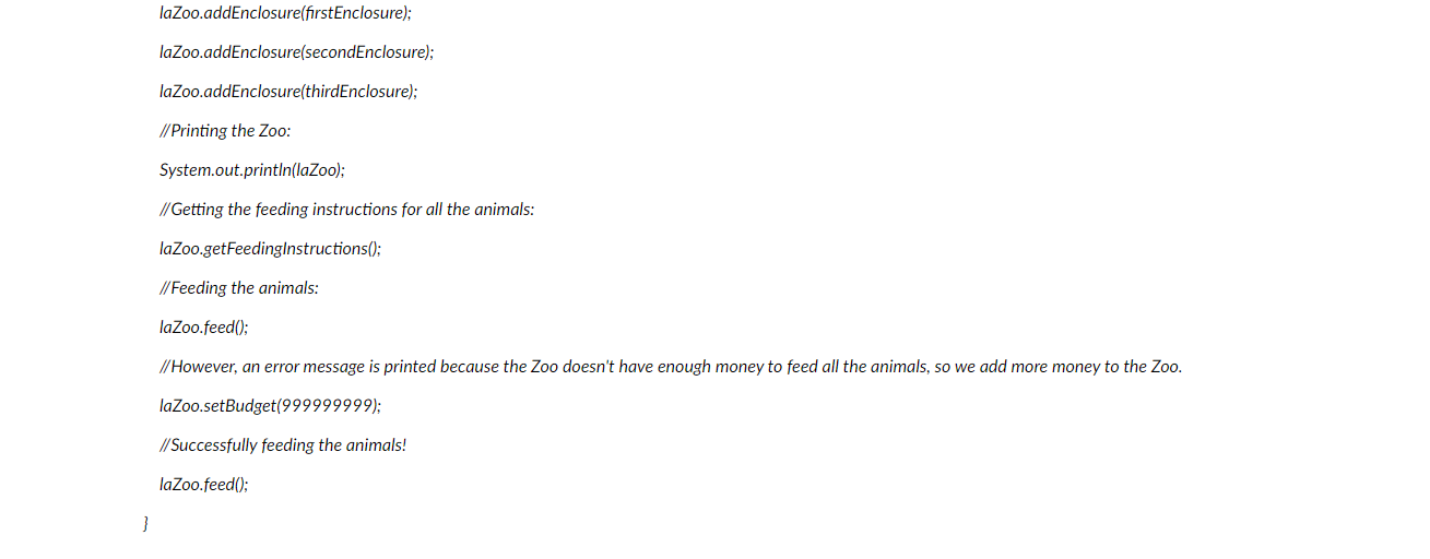 Solved Java The assignment should be in a set of these | Chegg.com