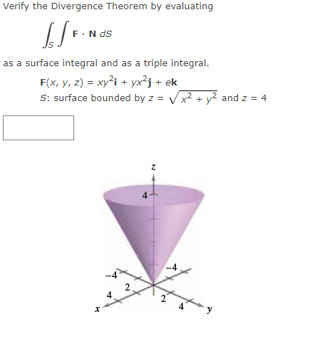 Solved Verify the Divergence Theorem by evaluating F.NO N ds | Chegg.com