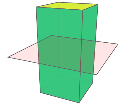 Solved The figure below shows a right prism whose base is a | Chegg.com