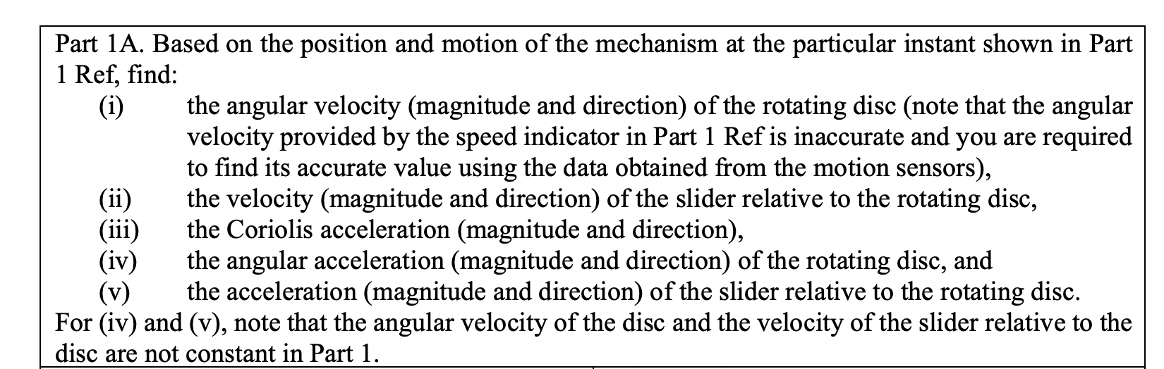 Solved Slider Rotating disc A slider is constrained to move | Chegg.com