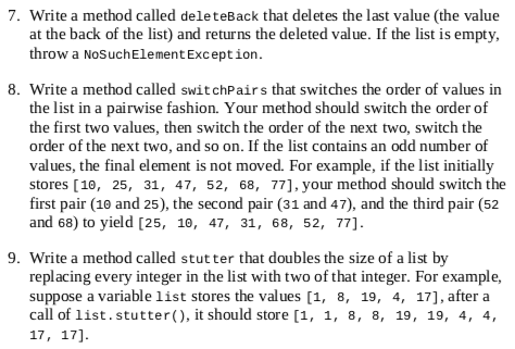 Submit LinkedList.java (Given Below) with | Chegg.com
