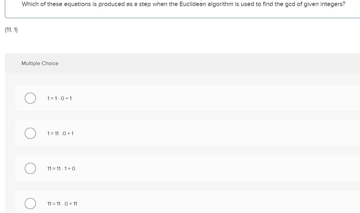 Solved Which of these equations is produced as a step when | Chegg.com