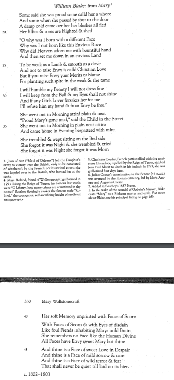 Yearsley, Southey, or Blake. In what ways does the | Chegg.com