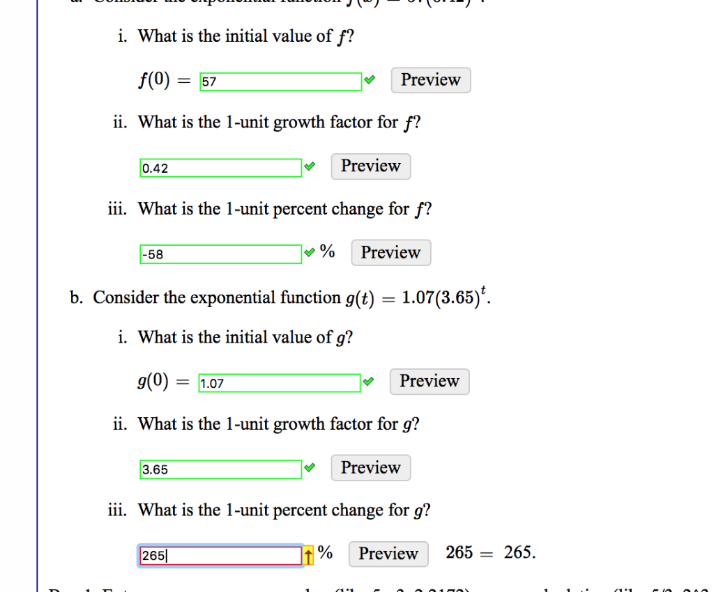Solved can you please explain why for the first one percent | Chegg.com