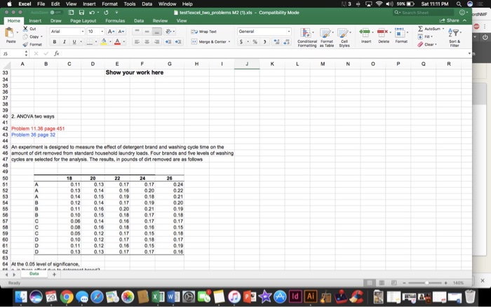 Solved ต่เ Excel File Edit View Insert Format Tools Data | Chegg.com