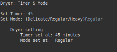 Solved Write a Java class that models a household appliance | Chegg.com
