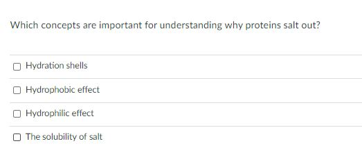 Solved Which concepts are important for understanding why | Chegg.com