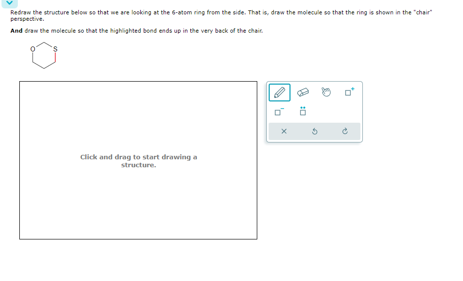 Solved Redraw the structure below so that we are looking at | Chegg.com