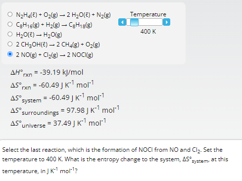 Solved N2H4(l)+O2( g)→2H2O(l)+N2( g)C8H16( g)+H2( g)−C8H18( | Chegg.com