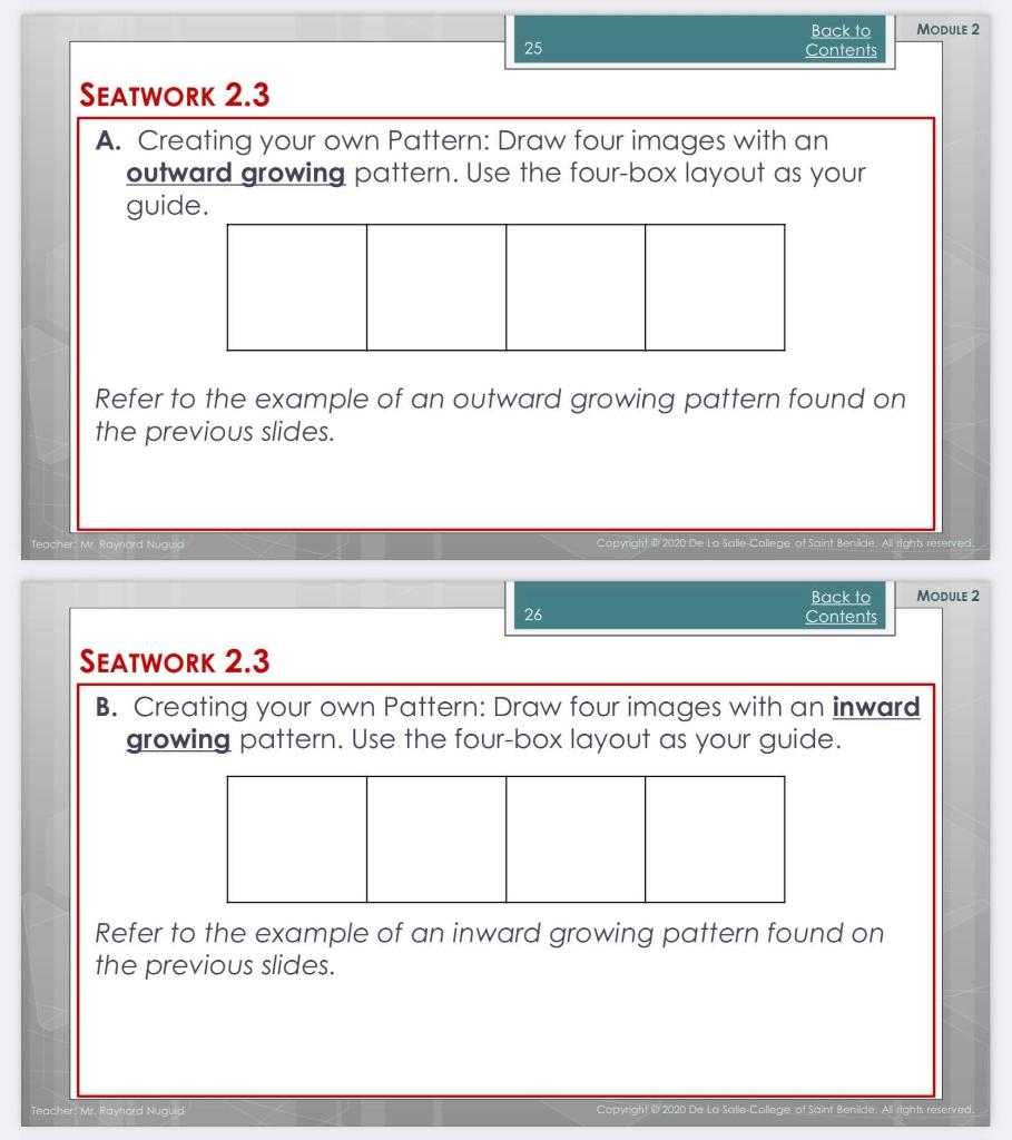 Solved MODULE 2 Contents SEATWORK 2.1 C. Creating your own | Chegg.com