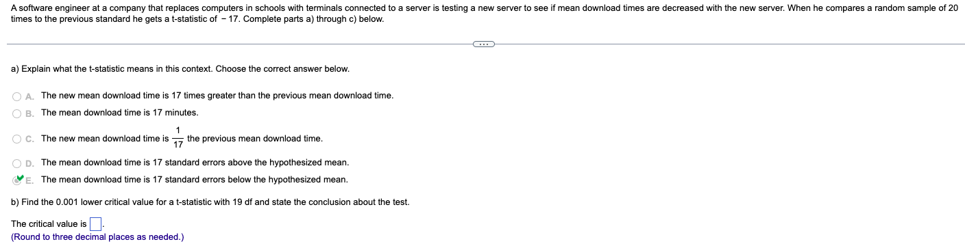 Solved A software engineer at a company that replaces | Chegg.com