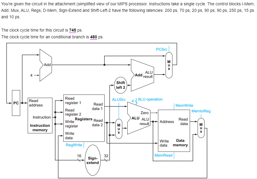 Solved You're given the circuit in the attachment | Chegg.com