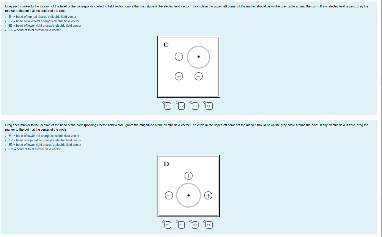 Solved In each case below, three point particles are | Chegg.com