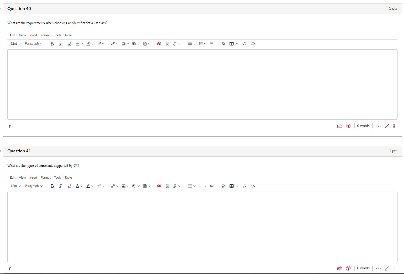 Solved I need some help for a practice test in C# | Chegg.com