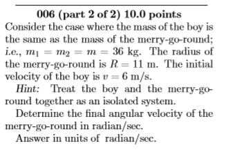 Solved 004 10.0 points A particle whose mass is 2 kg moves | Chegg.com