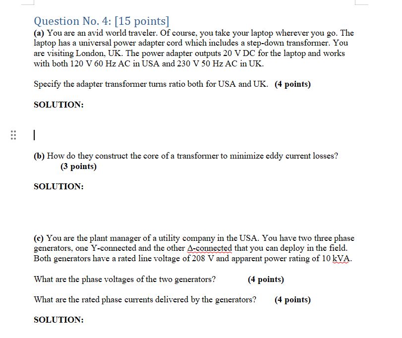 Solved Question No. 4: [15 ﻿points](a) ﻿You are an avid | Chegg.com