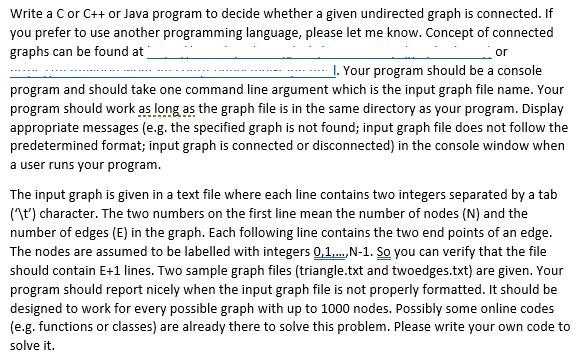 Write A C Or C Or Java Program To Decide Whether A 7963