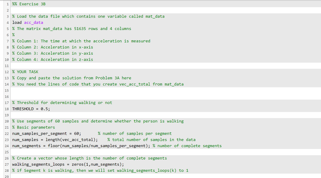 Problem 3A: Walking or not walking - Preliminary | Chegg.com