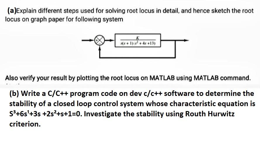 Solved Solve part (a) with manually and also in MATLAB | Chegg.com