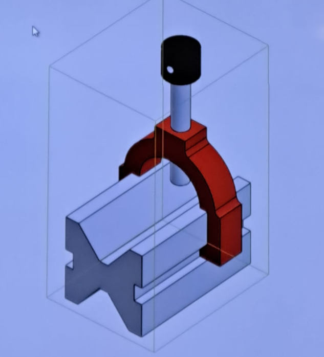 Solved Make the following solidworks assembly, showing each | Chegg.com