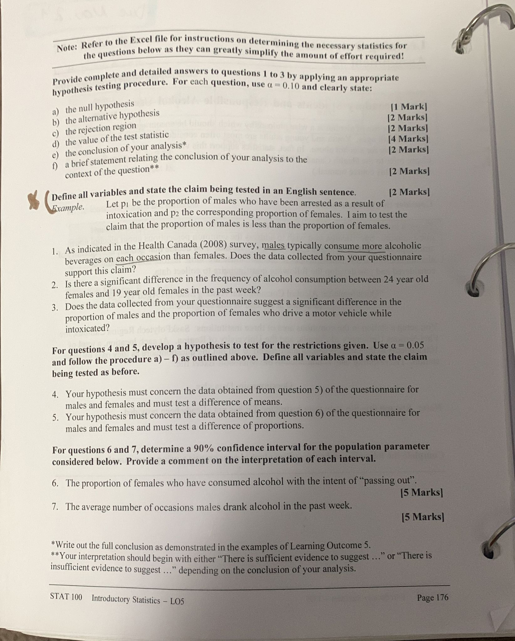 Solved Note: Refer to the Excel file for instructions on | Chegg.com