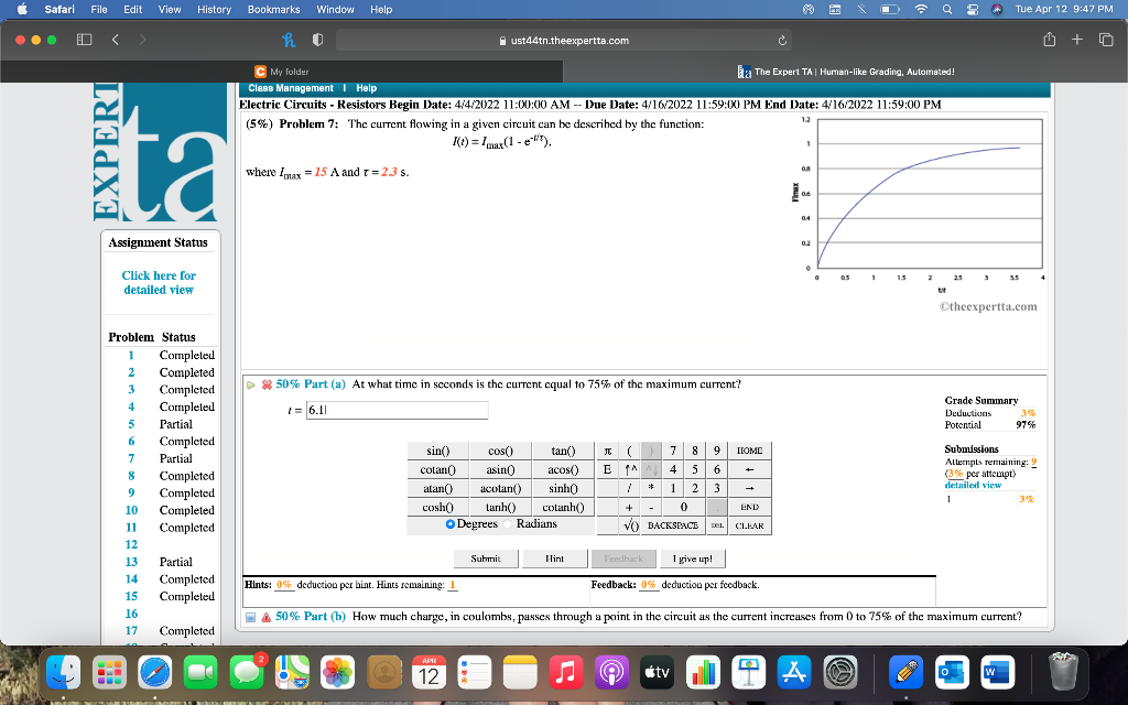 Solved Safari File Edit View History Bookmarks Window Help | Chegg.com