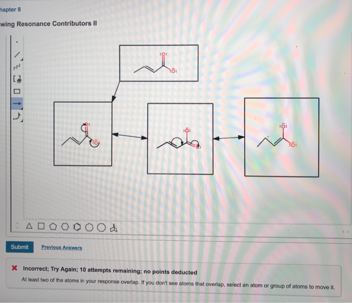 Solved Chapter 8 rawing Resonance Contributors I Part C Draw | Chegg.com