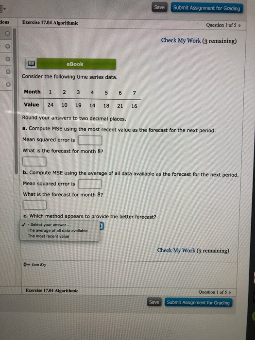Solved Save Submit Assignment for Grading ions Exereise | Chegg.com