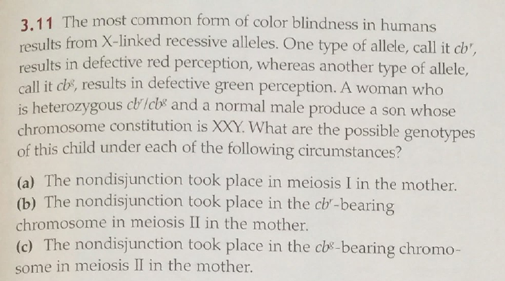 Solved 11 The most common form of color blindness in humans | Chegg.com