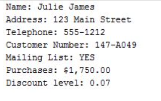 Solved Person name : String - address : String -phone : | Chegg.com