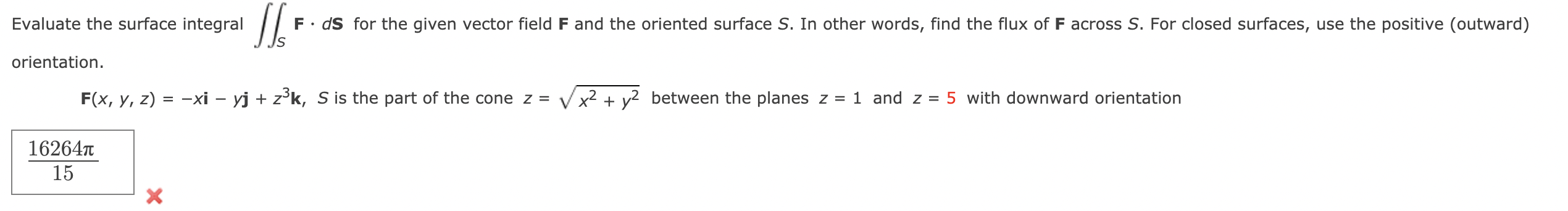 Solved Evaluate the surface integral Sle Fids for the given | Chegg.com