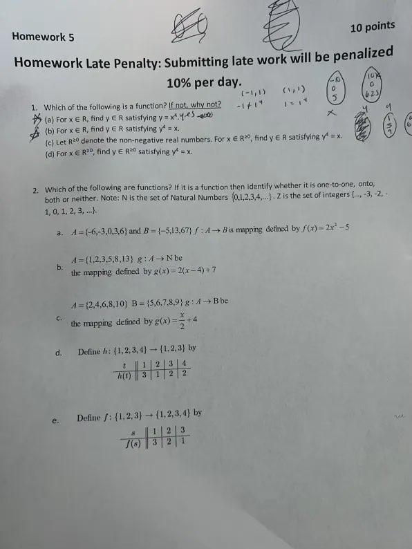 Solved Homework Late Penalty: Submitting late work will be | Chegg.com