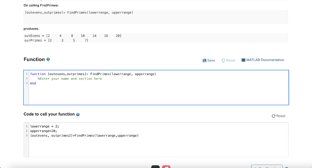 Solved Write a function called FindPrimes that takes 2 | Chegg.com