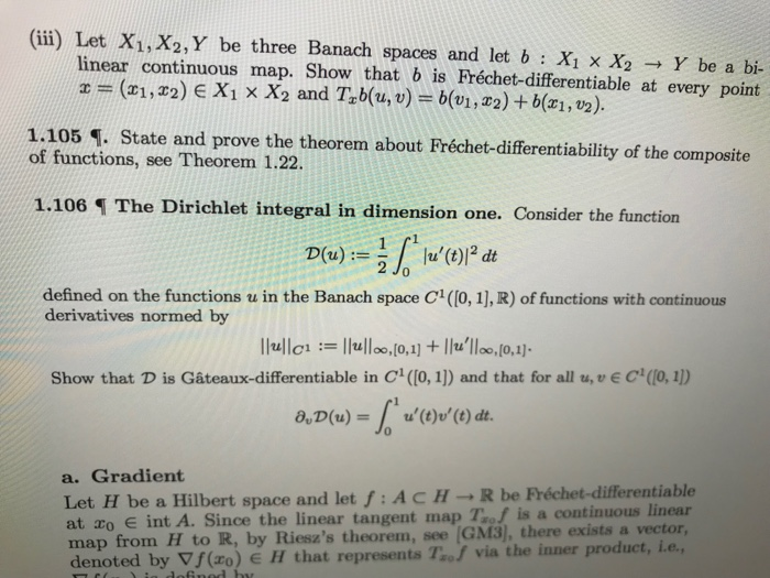Solved (ii) Let X1, X2,Y be three Banach spaces and let b Xi | Chegg.com