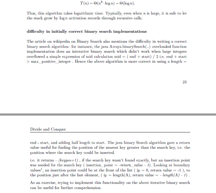 Solved Examine The Pseudocode Specifying A Binary Search And 