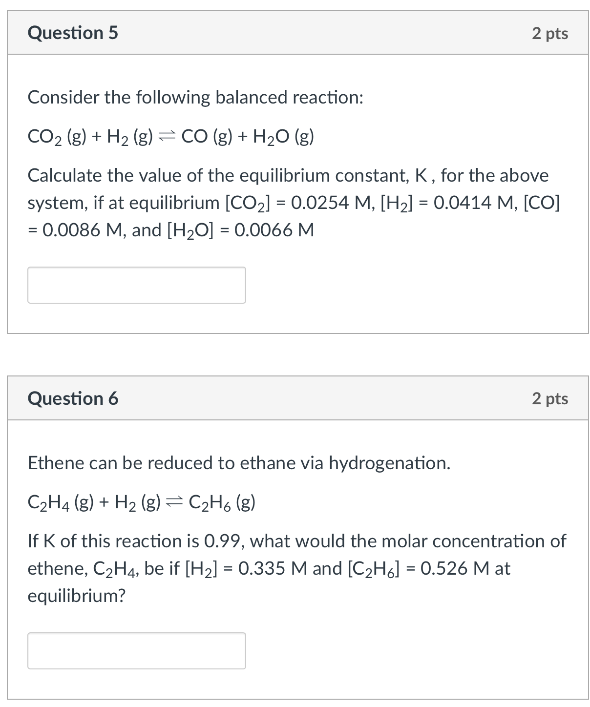 [solved] Consider The Following Balanced Reaction Co2 G