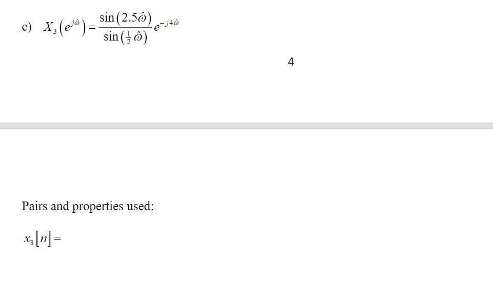 Solved Determine the discrete-time signals corresponding to | Chegg.com