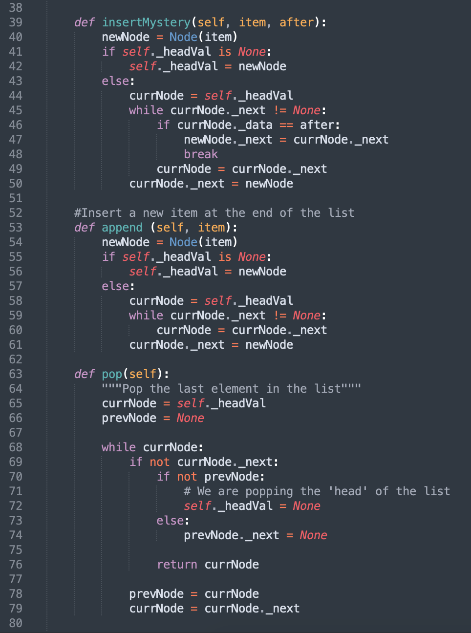 Solved class Node: oooo vou Fields: _data is the value | Chegg.com