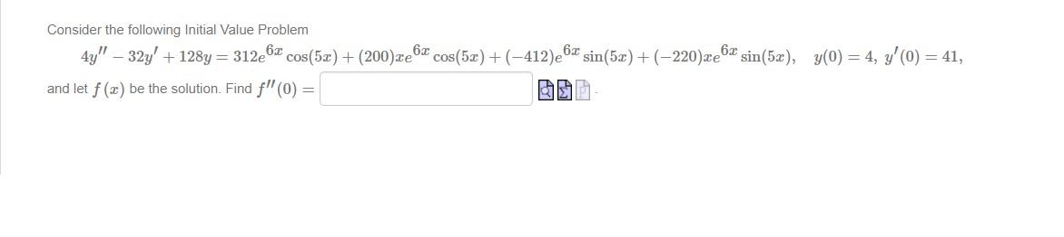 Solved Consider the following Initial Value Problem | Chegg.com