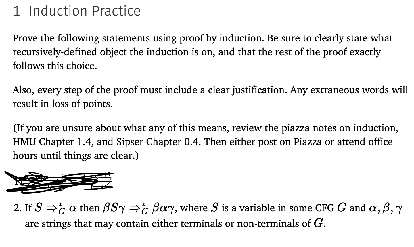 1 Induction Practice Prove the following statements | Chegg.com