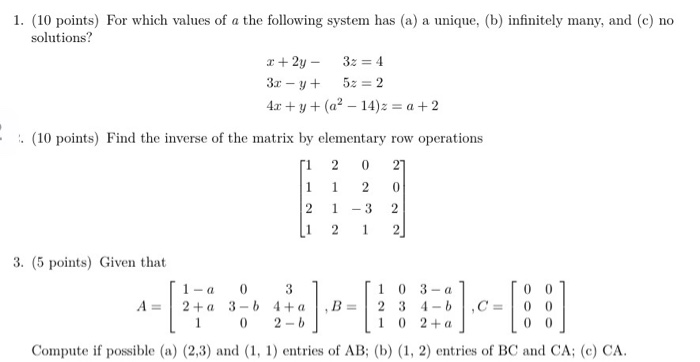 Solved 4. (5 points) Suppose A and B are square matrices of | Chegg.com Solved 4. (5 points) Suppose A and B are square matrices of | Chegg.com